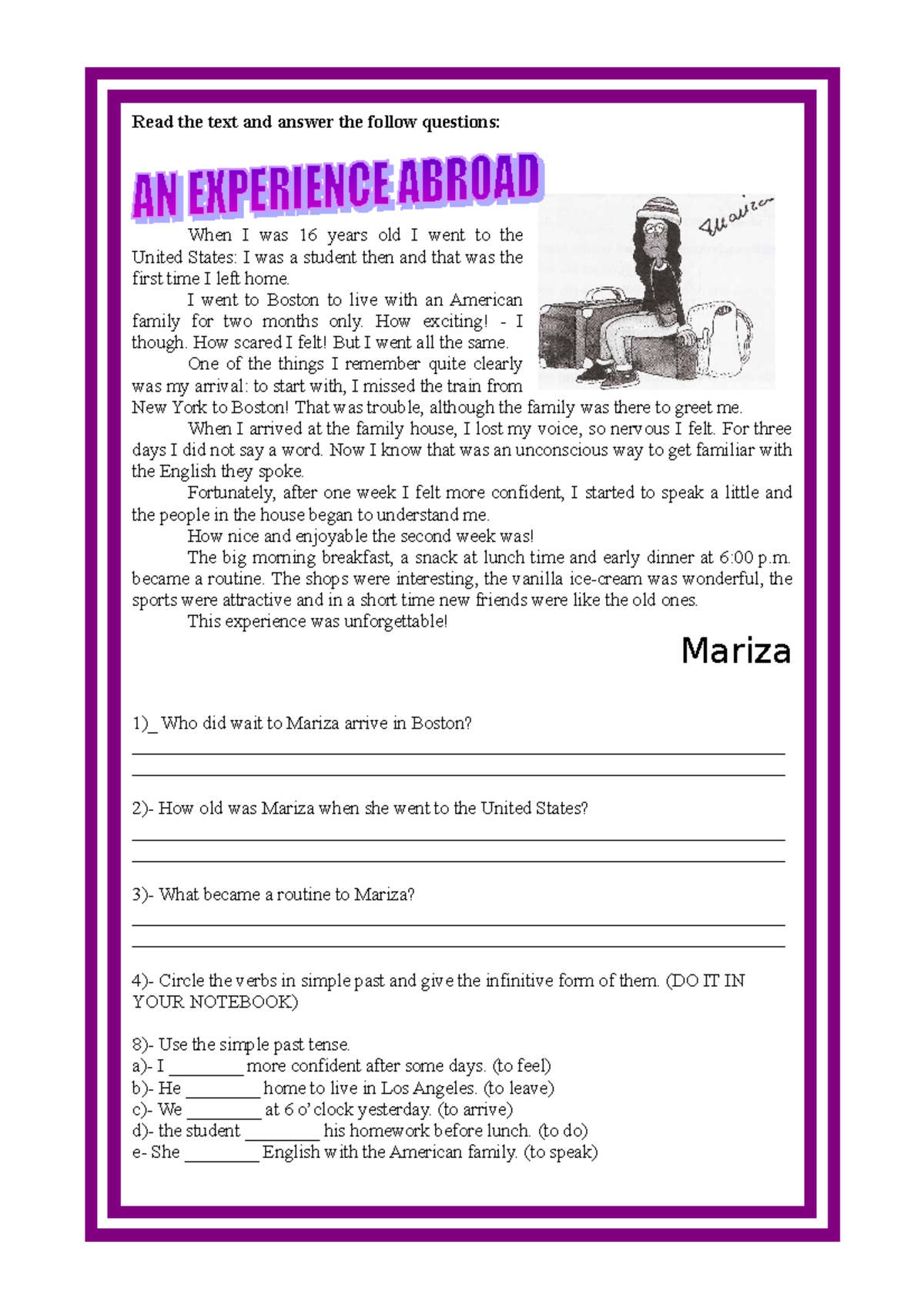 english lecture notes that covers all chapters - Read the text and ...