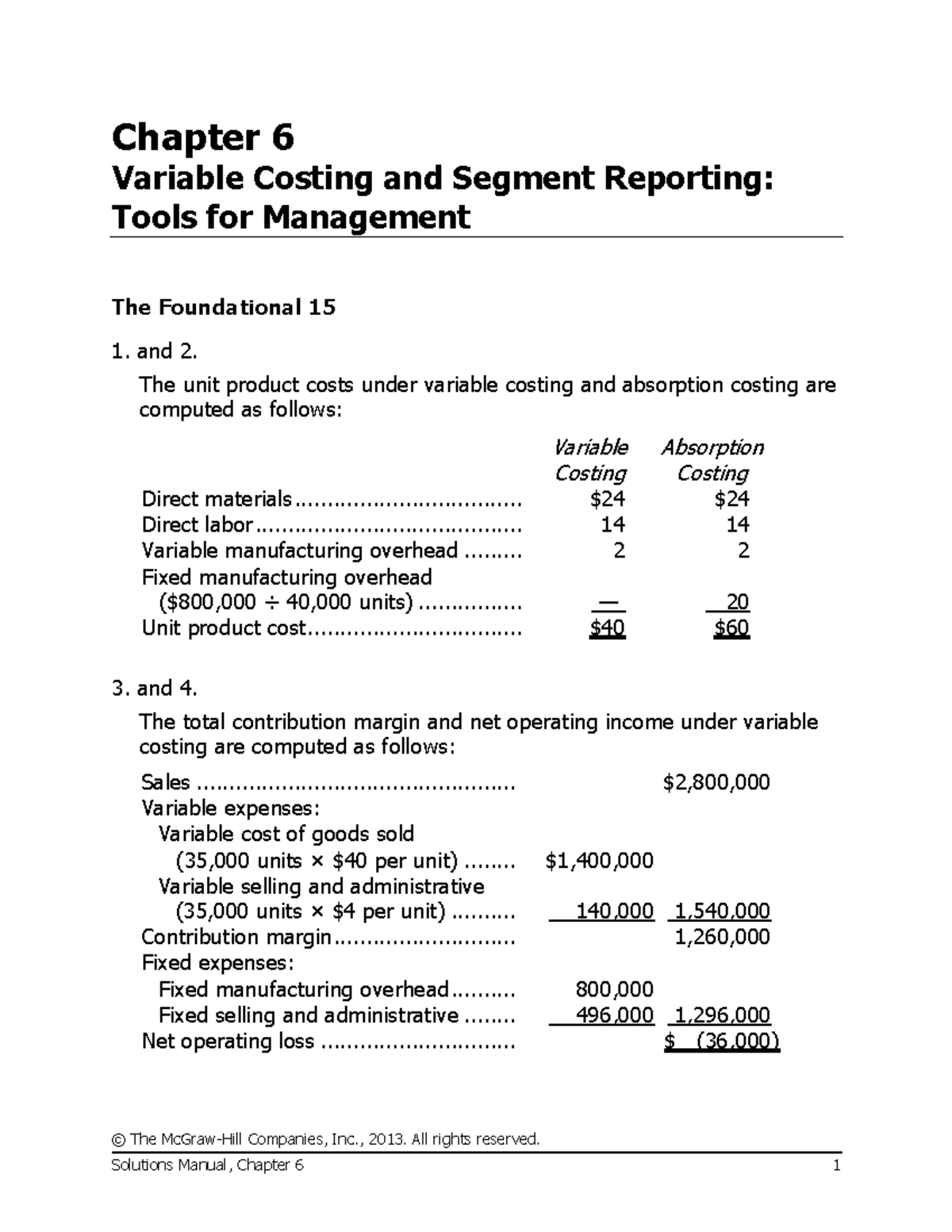 Chapter 6 - © The McGraw-Hill Companies, Inc., 2013. All rights ...