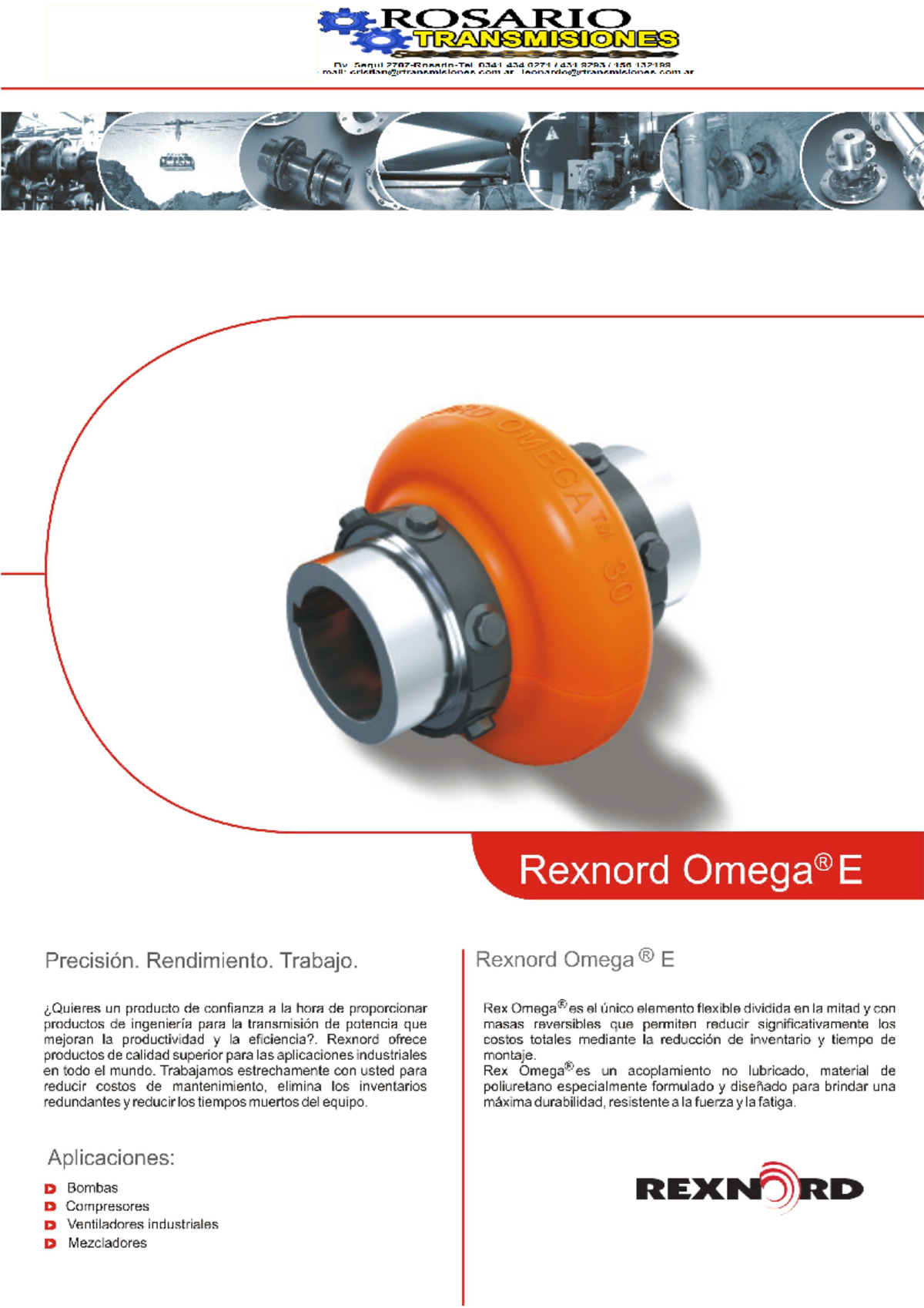 Acople Rex Omega - acoplamientos - material reforzamiento - Studocu