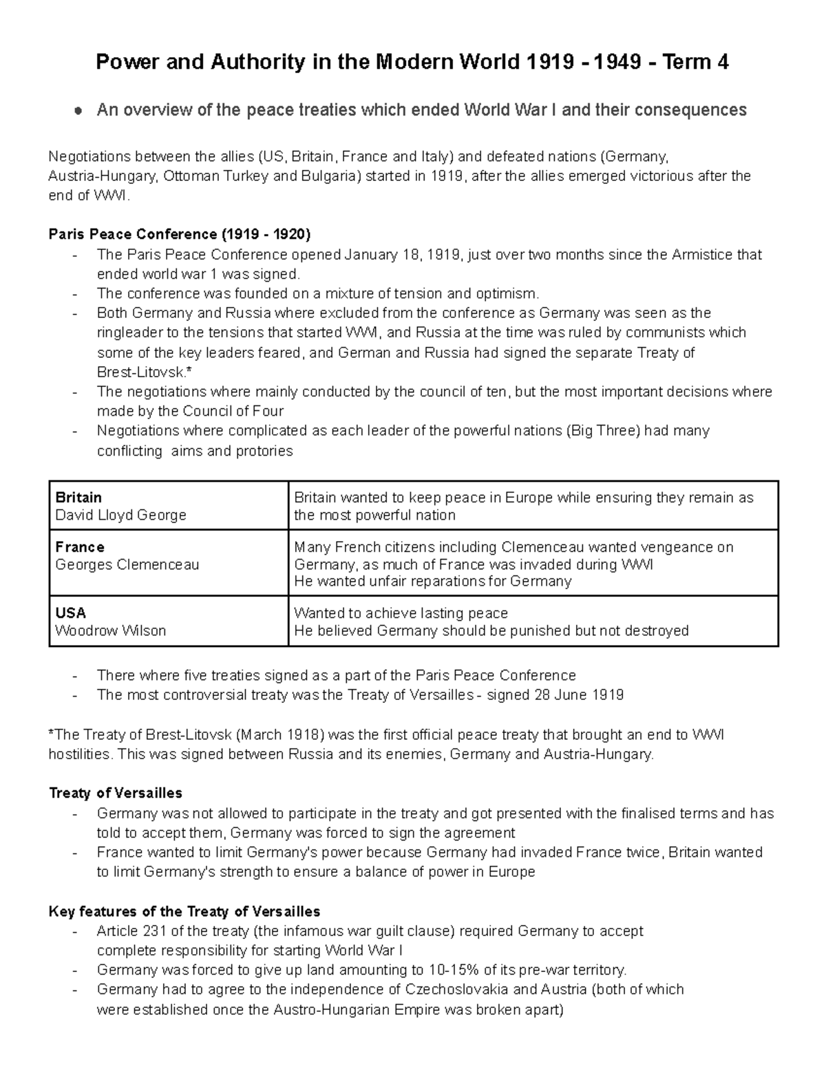 Power and Authority - Year 12 Modern History - Power and Authority in ...