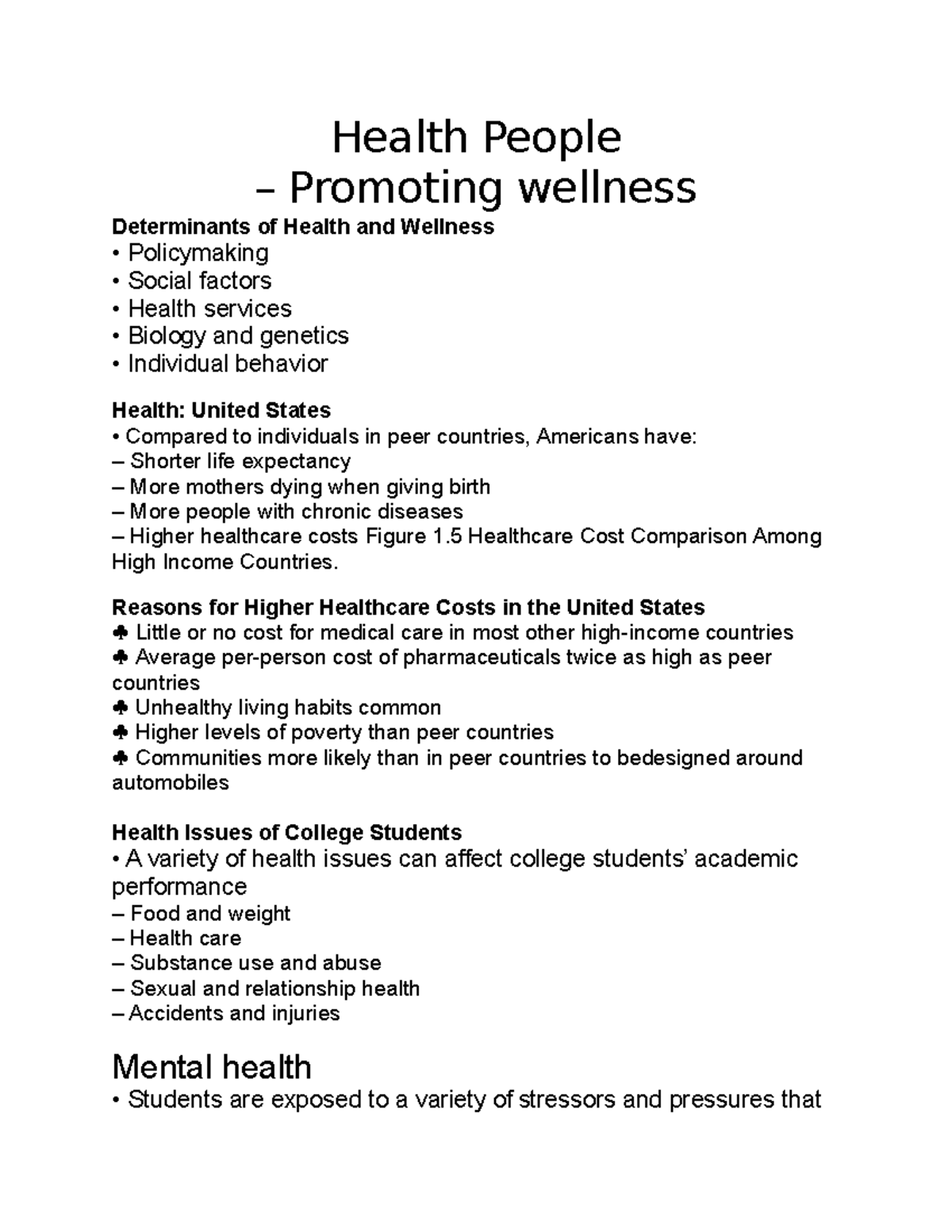 Note 13 - continuing to keep up with your health - Health People ...