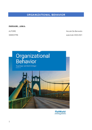 Organizational behaviour - Understanding human behavior Organizational ...