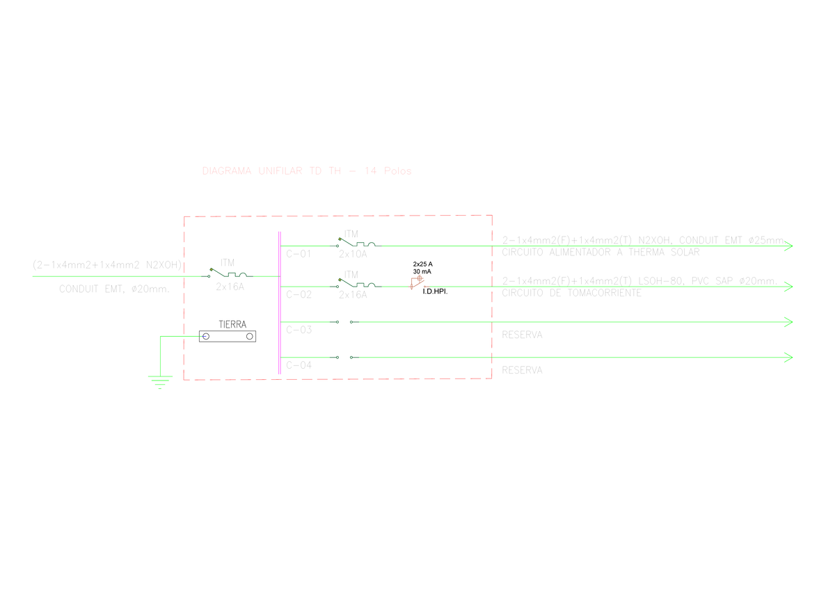 TDTH - bnm - instalaciones electricas - 30 mA2x25 A I.D. - Studocu