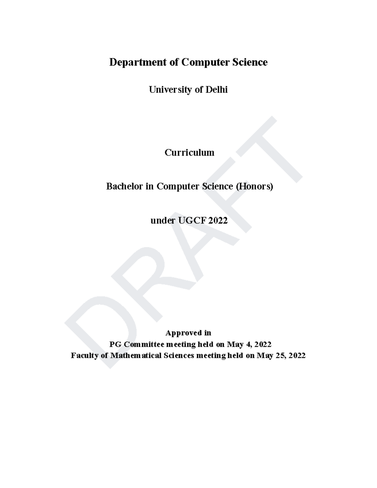 1-DSCs UGCF CS(H) approved faculty May 25-updated - DRAFT Department of Computer Science ...