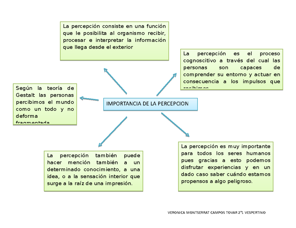 MAPA DE Percepcion - VERONICA MONTSERRAT CAMPOS TOVAR 2°1 VESPERTINO ...