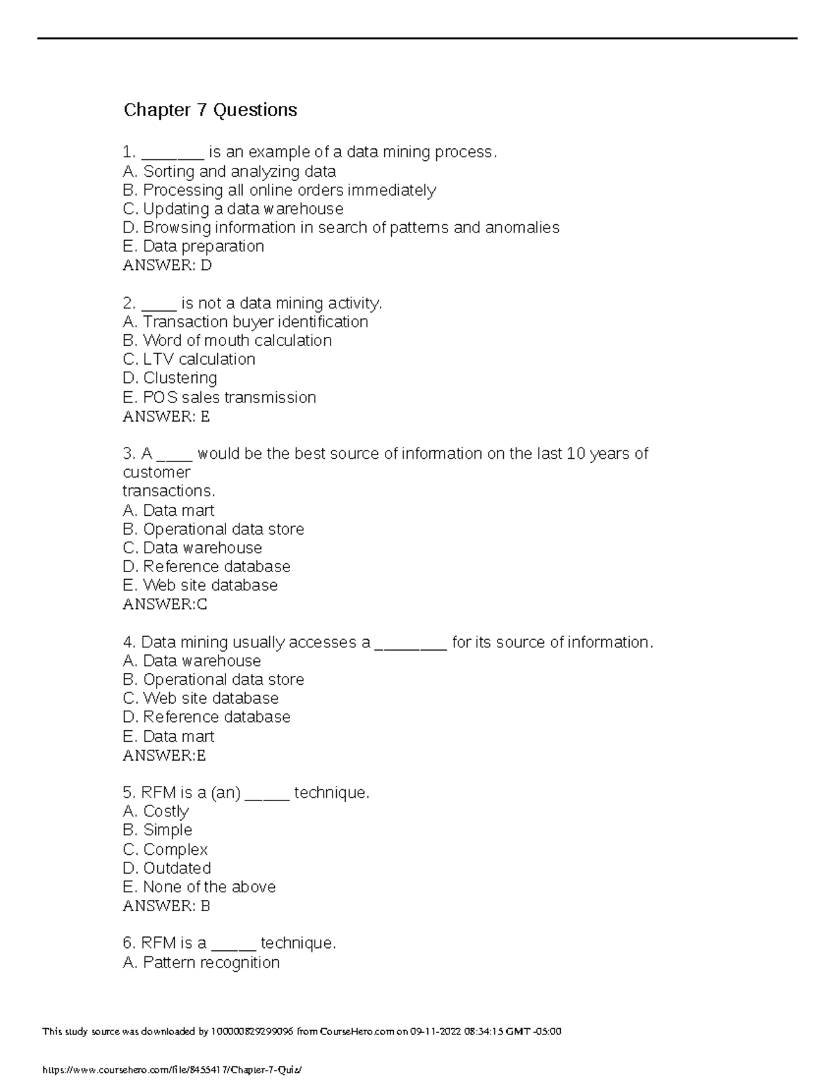 Chapter 7 Quiz - development strategies - Chapter 7 Questions ...