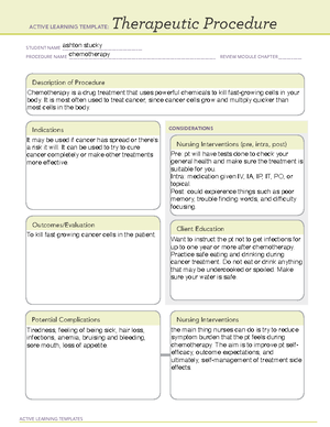 goiter ATI template - ACTIVE LEARNING TEMPLATES System Disorder STUDENT ...