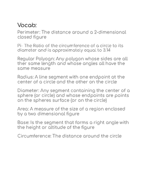 Geometry: Chapter 1 Terms - Geometry: Chapter 1 Terms Undefined terms ...