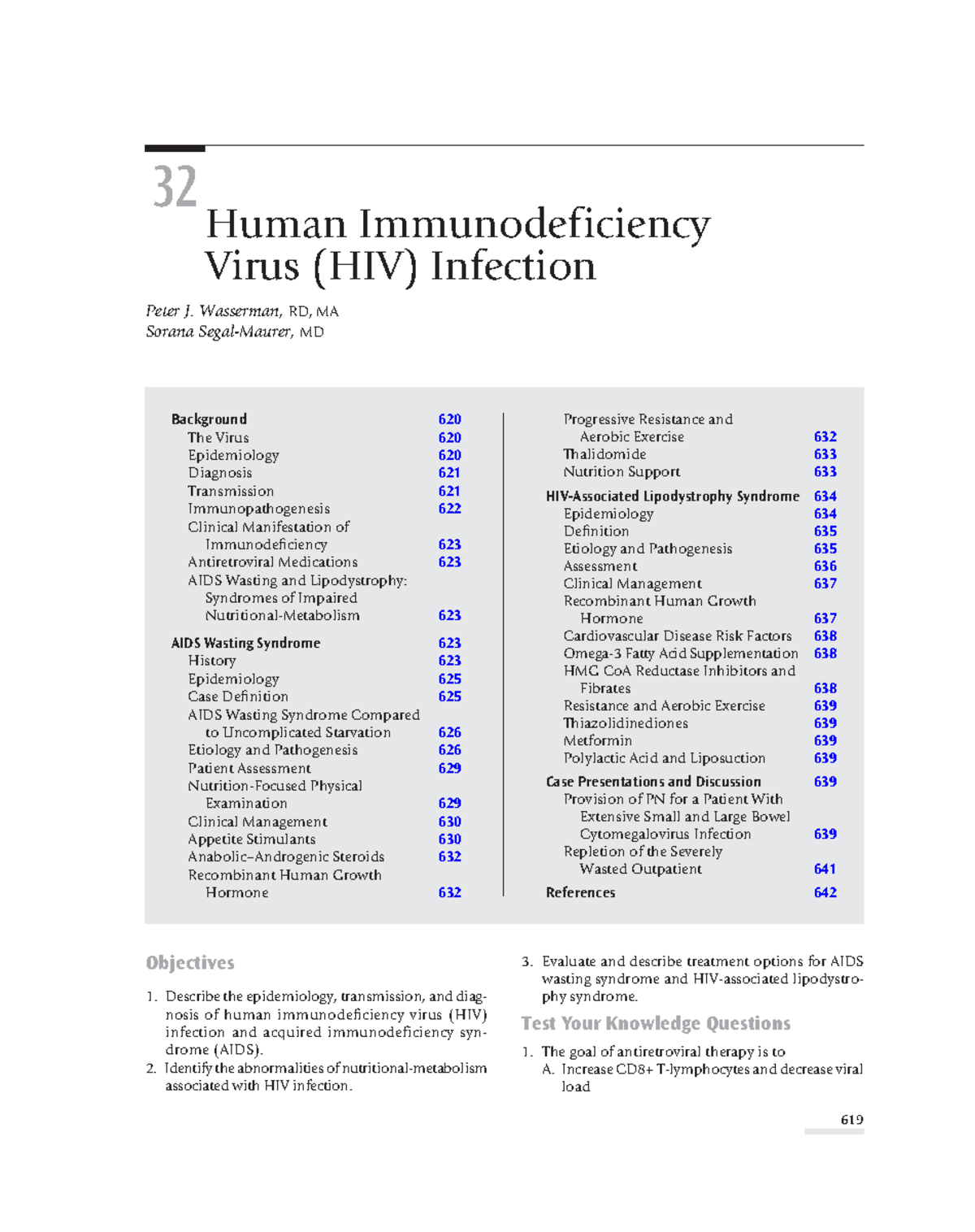 The A.S.P.E.N. Nutrition Support CORE Curriculum VIH - Evaluate and ...