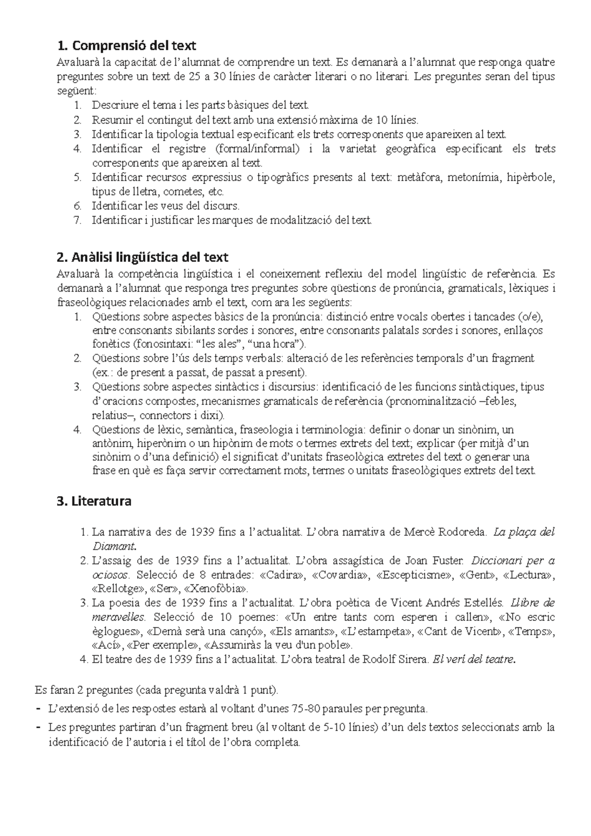 Contingut pau - Jsjej - 1. Comprensió del text Avaluarà la capacitat de ...