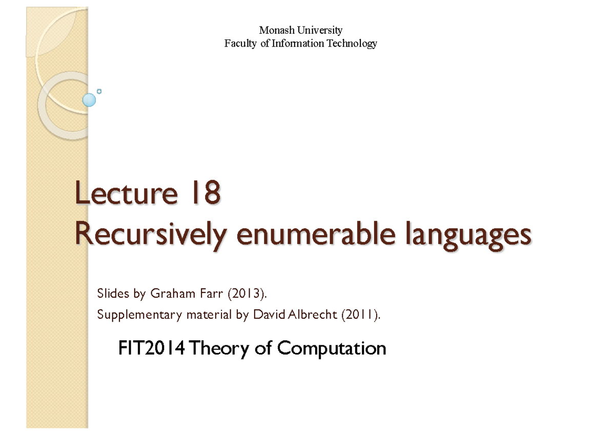 Lect18 - Lecture that was given in the class about the topic - Lecture ...