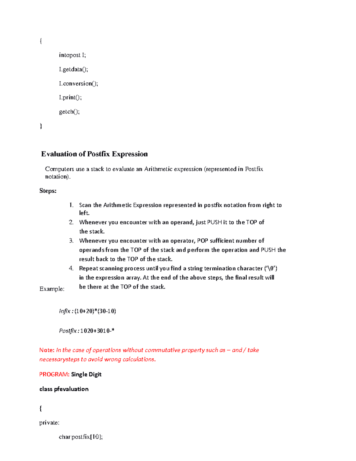 Stack and Queues Unit 2 Notes Important 6 - Data Structures - MG ...