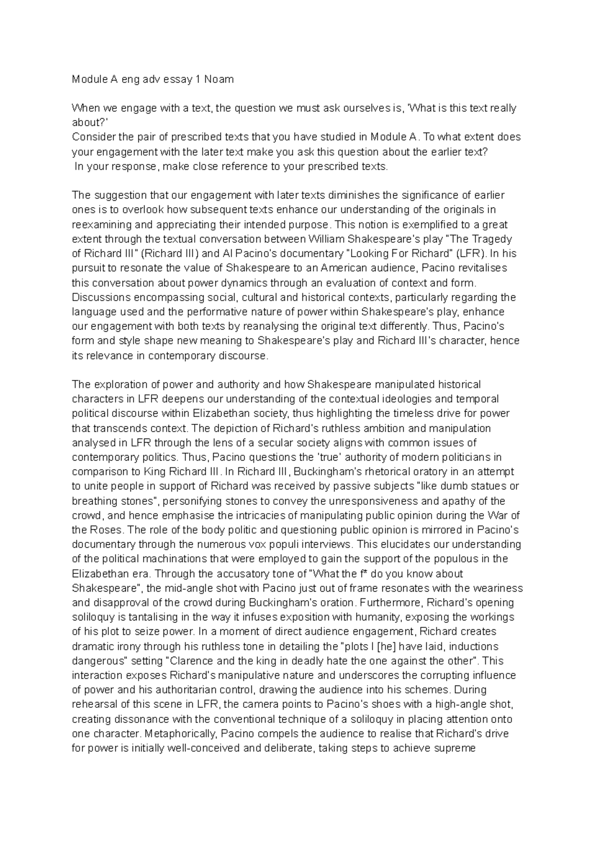 Module A eng adv essay 1 - Google Drive - Module A eng adv essay 1 Noam ...