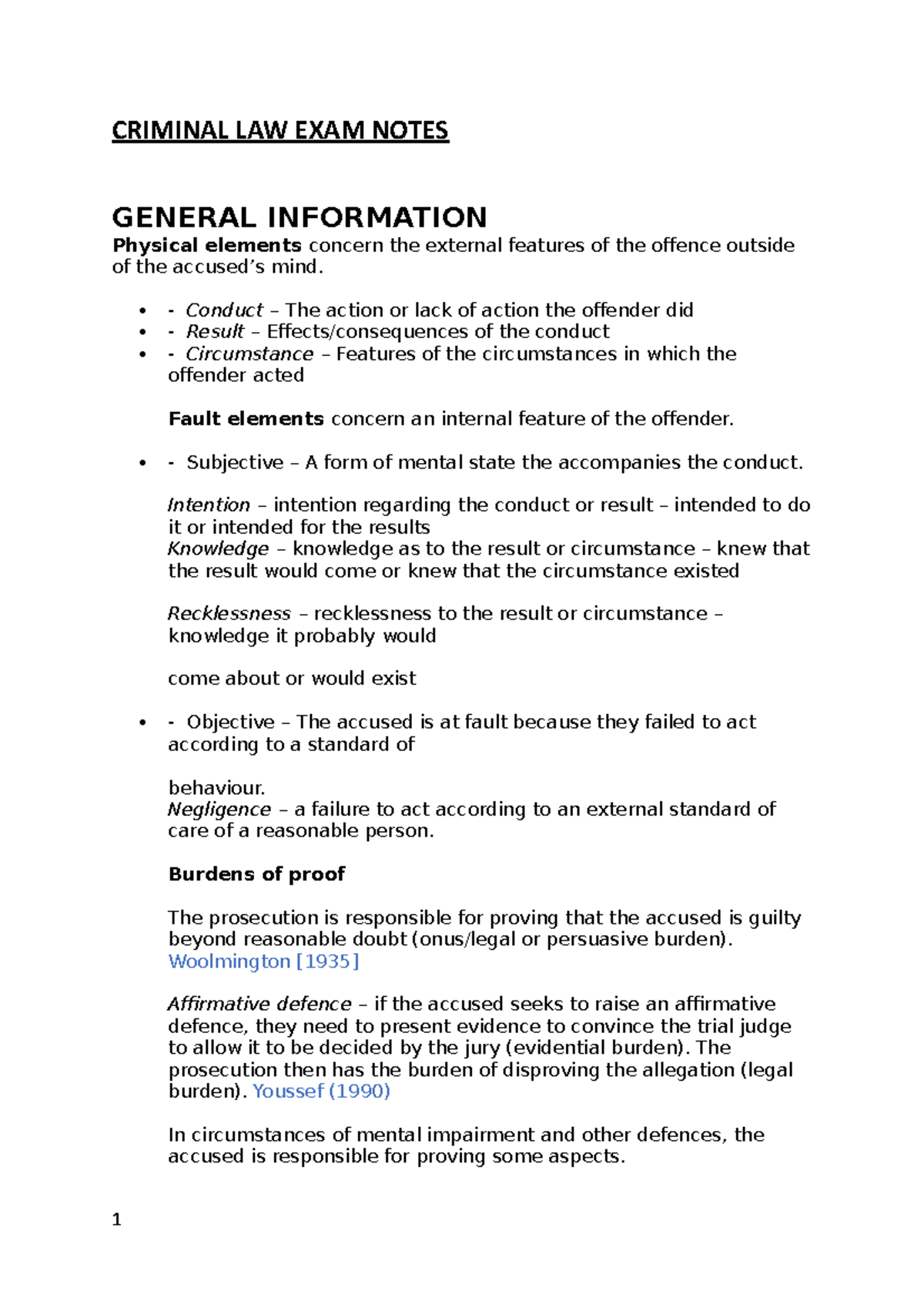 Cyber Crime Lecture and Reading Notes - LAW1CRL - LaTrobe - Studocu