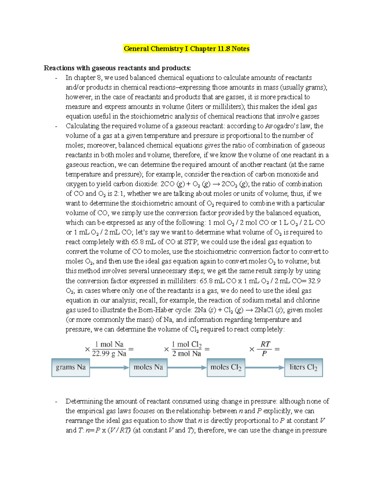 General Chemistry I Chapter 11.8 Notes - General Chemistry I Chapter 11 ...