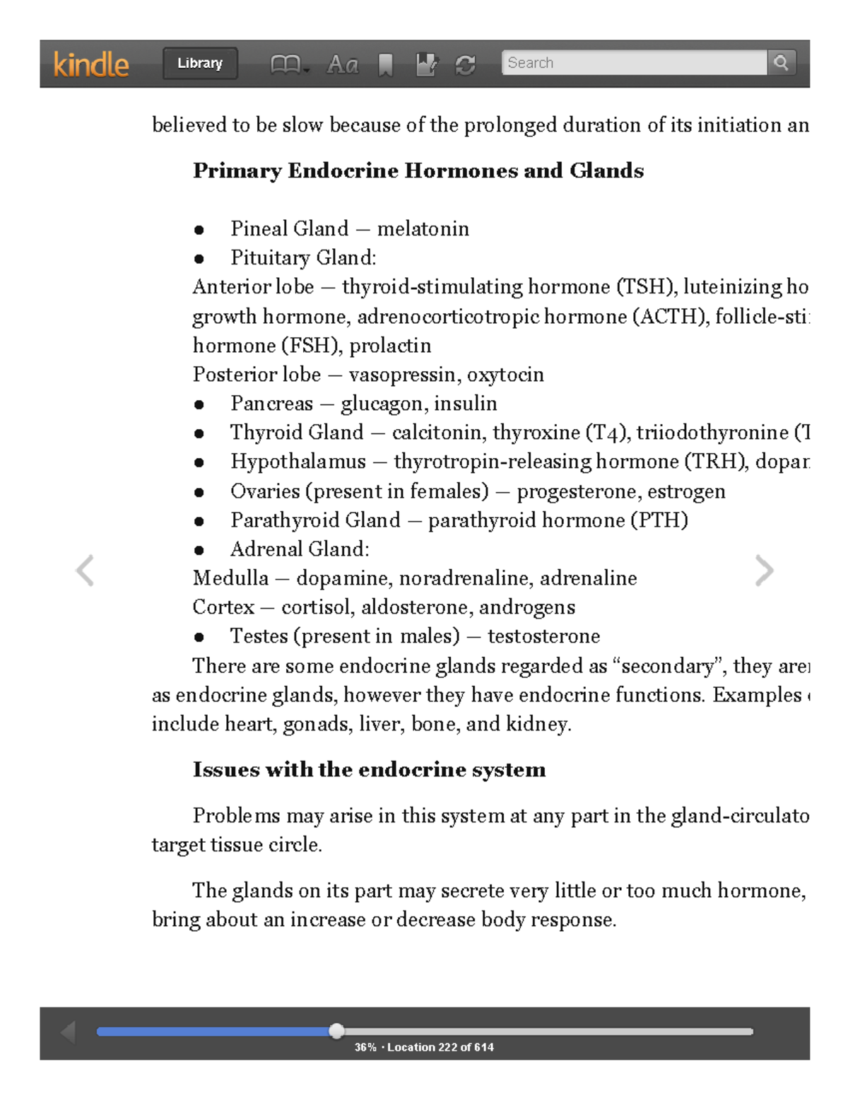 HESI Hormones - H E S I A 2 A U D I O S T U D Y G U I D E believed to ...