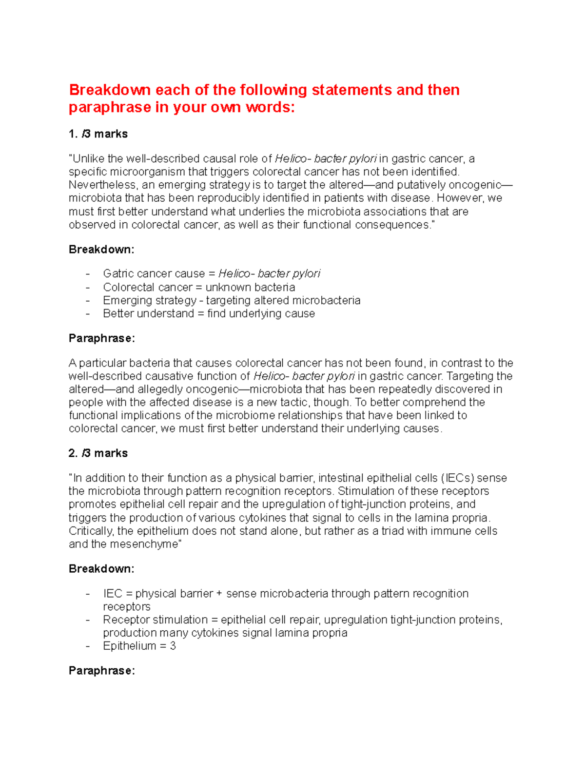 Scientific Literature Paraphrasing Assignment 2 - Samantha Toulis ...
