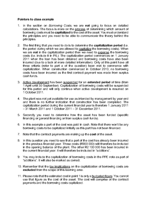 GRAP 5 Borrowing costs - BUSINESS ACCOUNTING 300 / 310 GRAP GRAP 5 ...