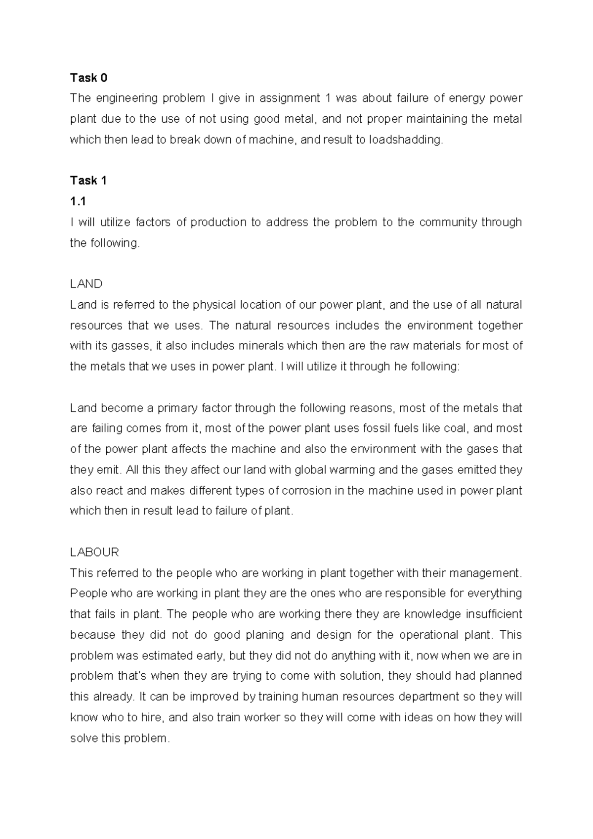 Engineering Practice Assignment 2-1-11 (2) - Task 0 The engineering problem I give in assignment ...