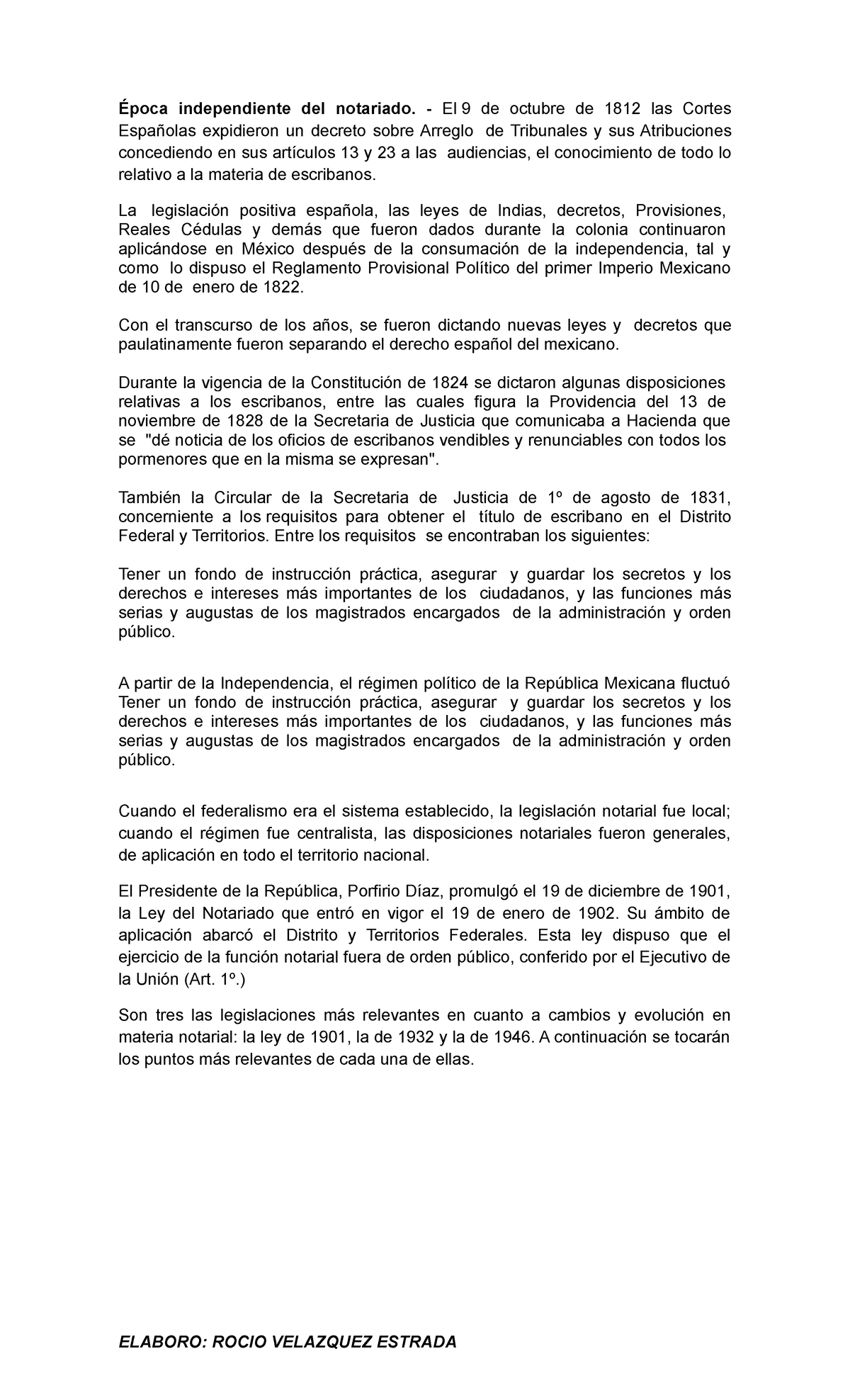 Epoca Independiente - HISTORIA. - Época independiente del notariado ...