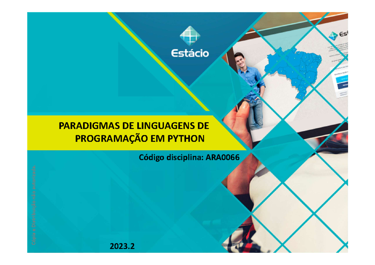 Slide Aulas Paradigmas Programacao Python-2023 - Cópia e Distribuição ...