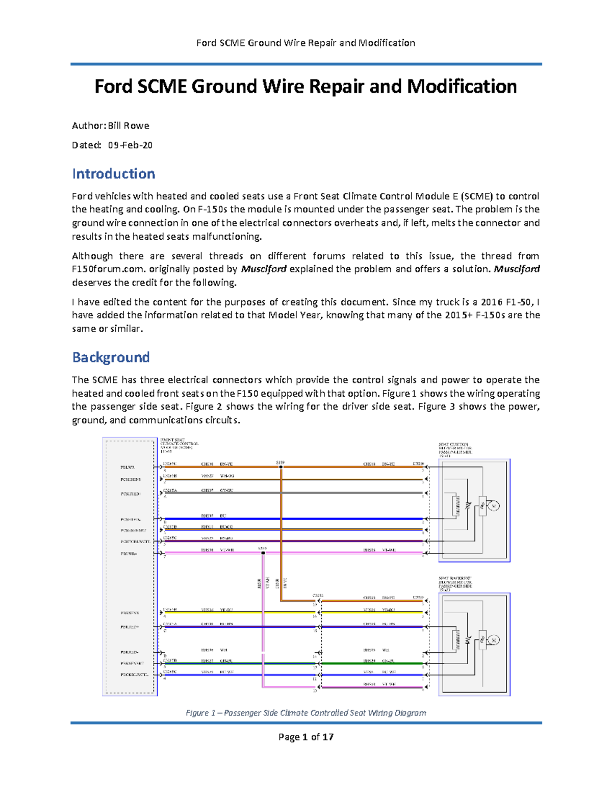 SCME Ground Wire Modification - Ford SCME Ground Wire Repair and ...