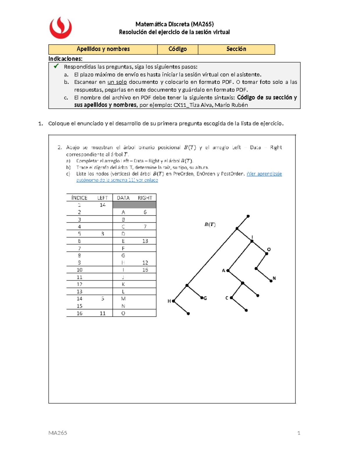 ADD - Semana 10 - Ejercicios resueltos - Matemática Discreta (MA265 ...