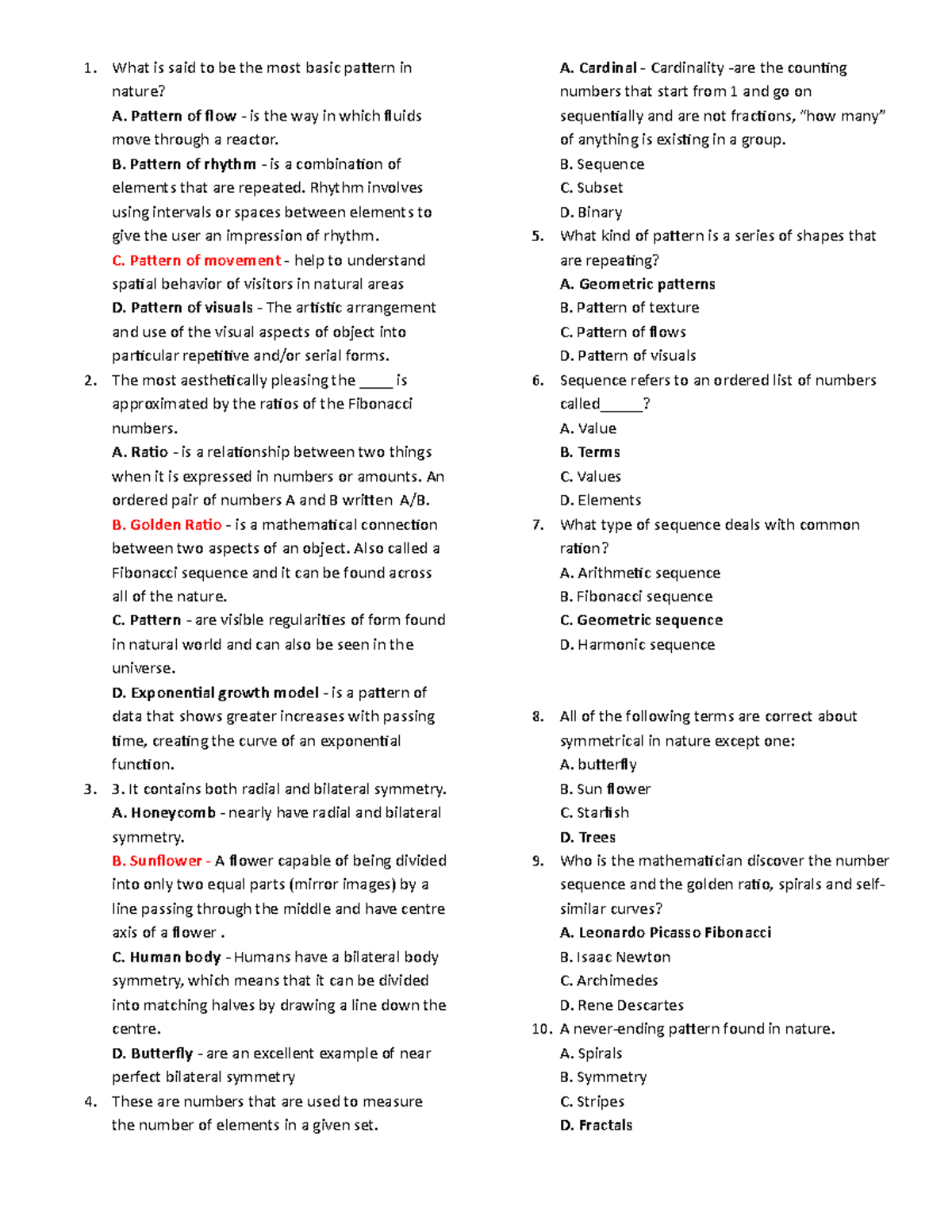 Gec-mmw - let reviewer wrapped up by jeffrey - What is said to be the most basic pattern in ...