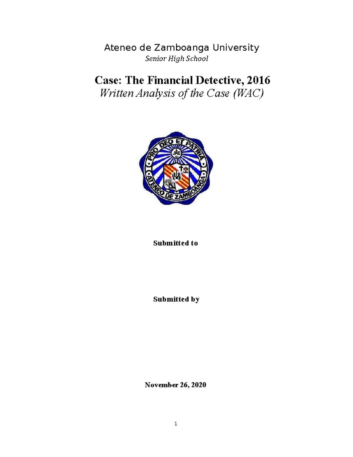 Written Analysis of the Case - Summary Companies within the industry ...