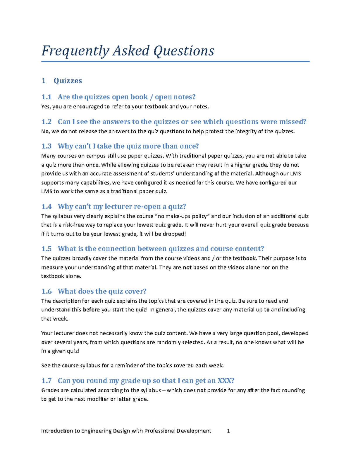 Intro to Engineering Design Frequently Asked Questions 2021-2022 filler ...