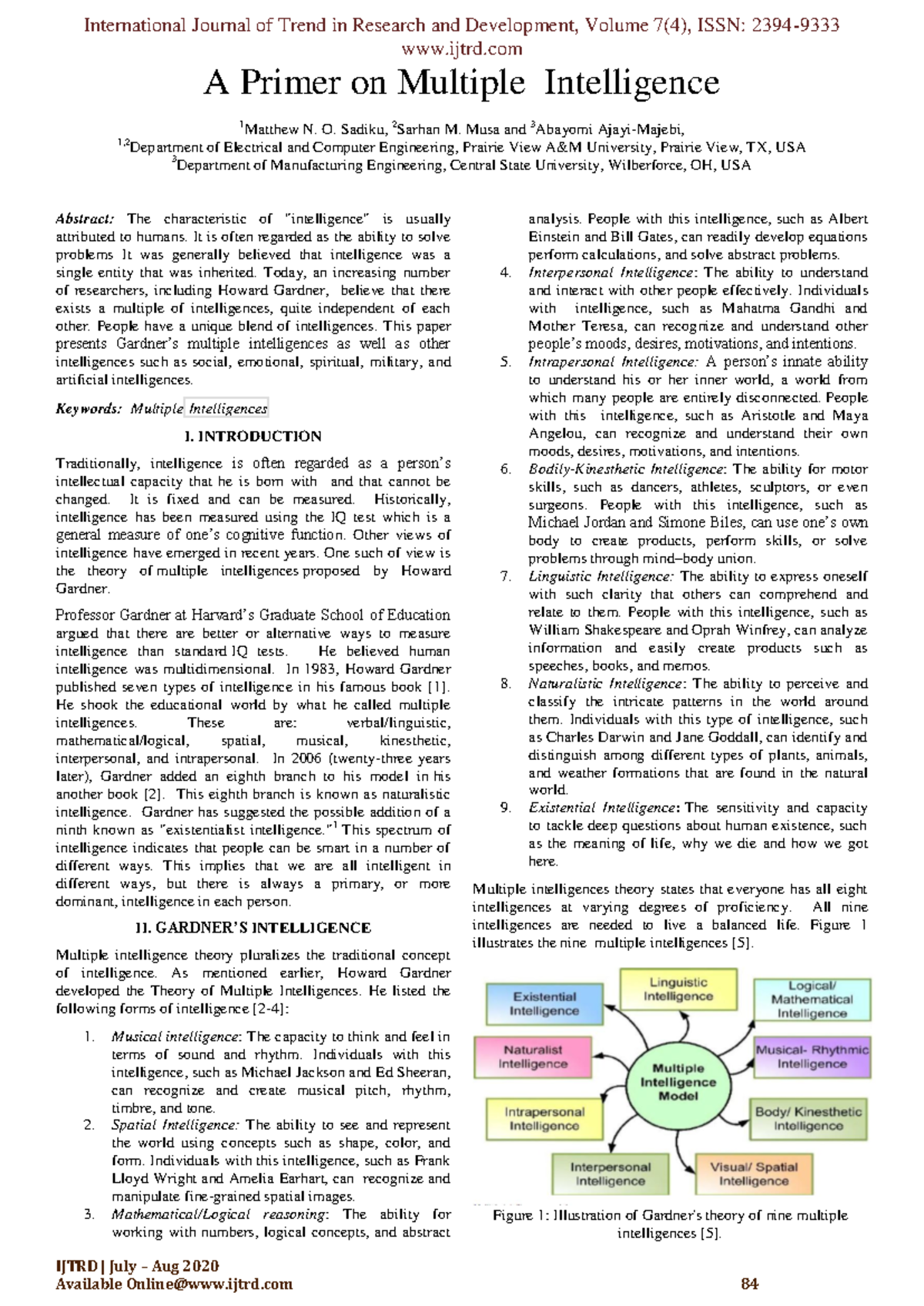 Untriduction BCIS - defd - ijtrd IJTRD | July – Aug 2020 A Primer on ...