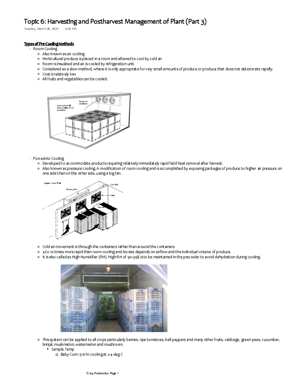 Topic 6 Harvesting and Postharvest Management of Plant (Part 3) - Types ...