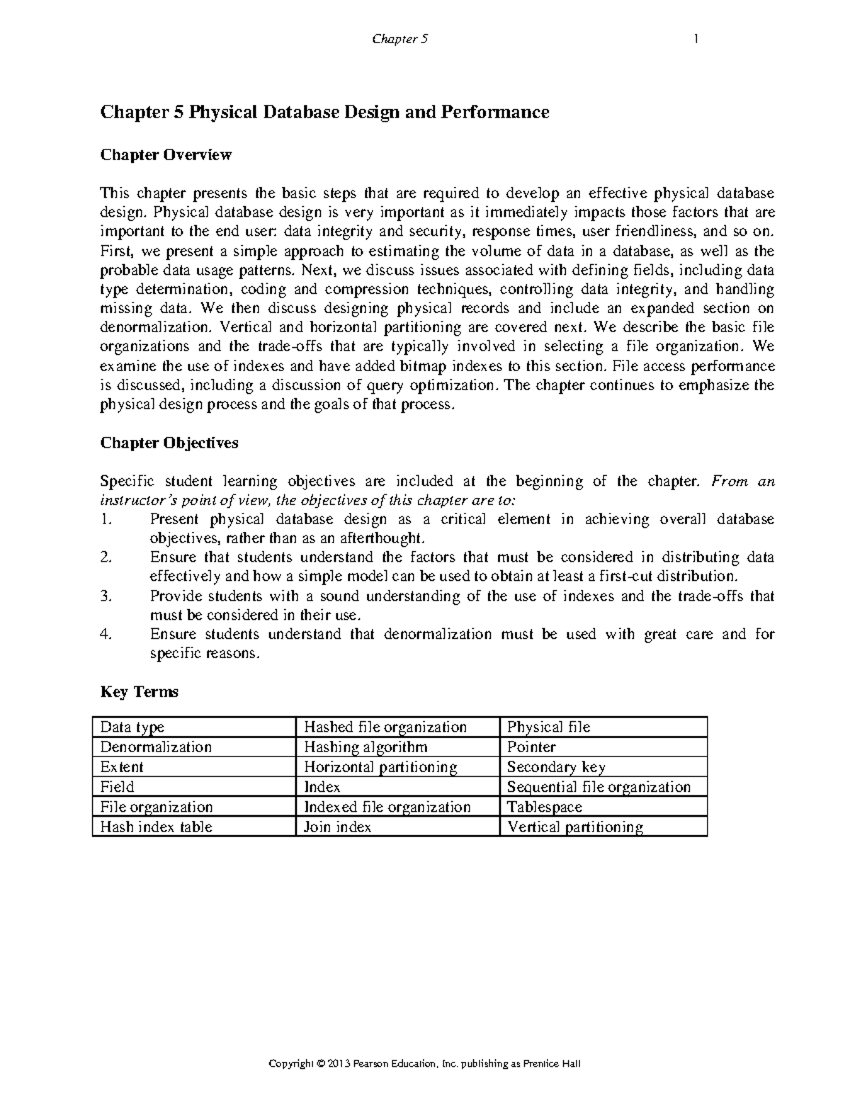 Chapter-5 outline - Tutorial work - Chapter 5 1 Chapter 5 Physical ...