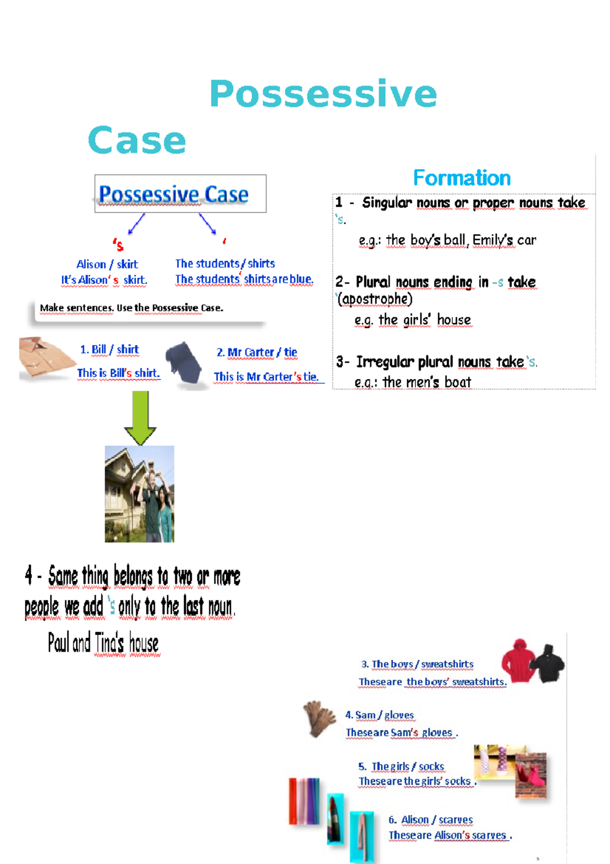 Possessive Case - Lecture notes 1 - SINU-143 Entregable 02 - Possessive ...