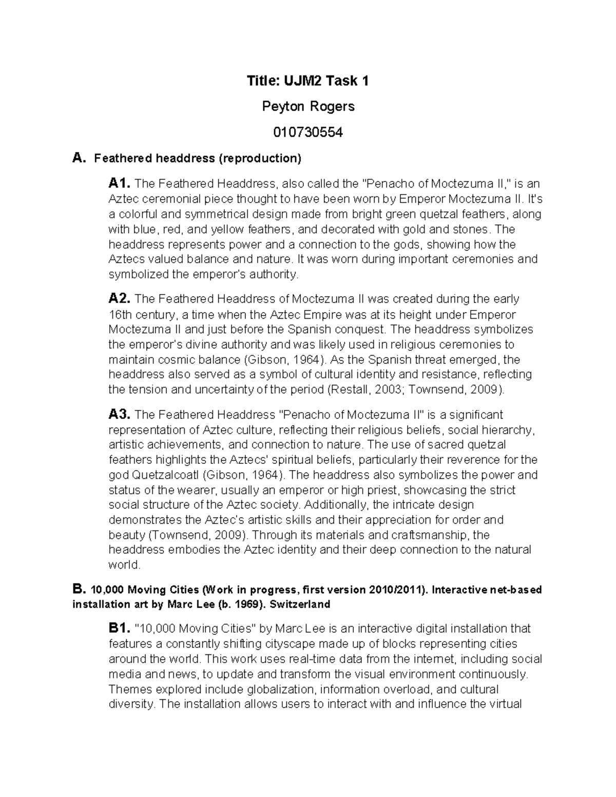 UJM2 Task 1 - Task 1 - D198 - Studocu