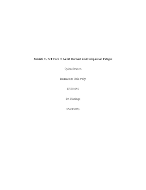 Module 1 Assignment - Module 1 Assignment – Nursing care of a cancer ...