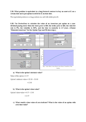 2018 Workshop 1 Solutions - BUS333 Derivative Securities Workshop 1 ...
