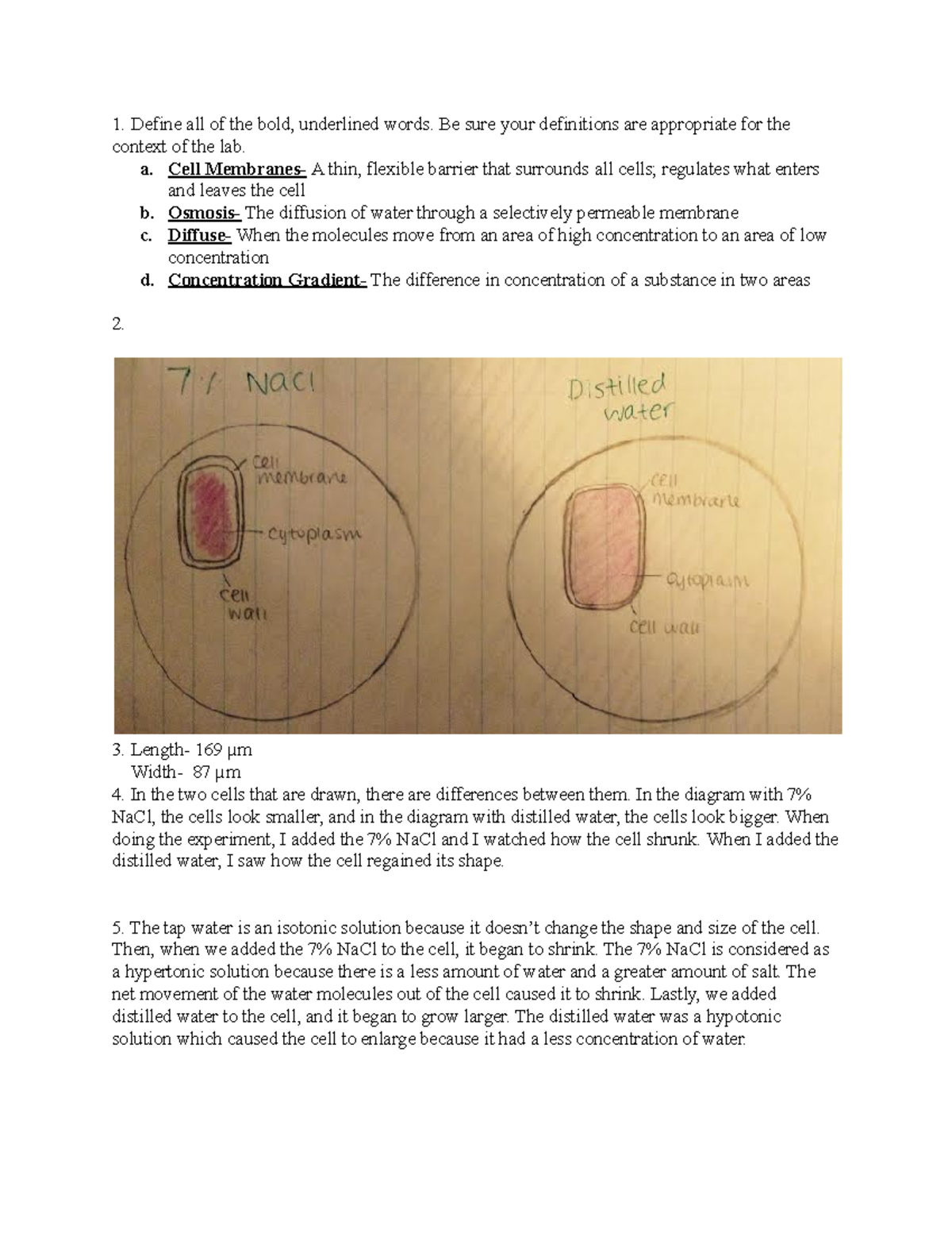 2019-fundamentals of biology(biology 100)-lab15 - Define all of the ...