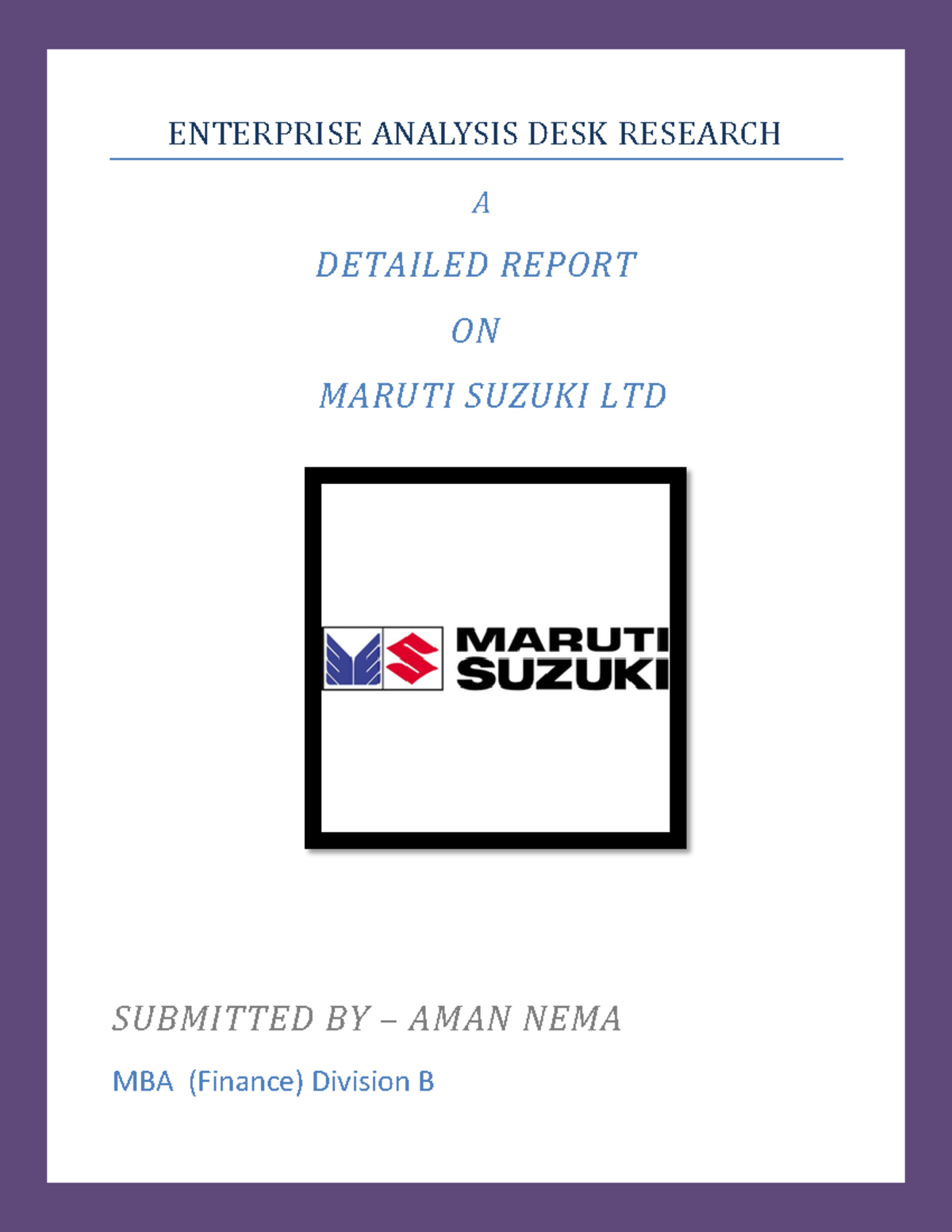 Enterprise Analysis DESK Research Report-converted - ENTERPRISE ...
