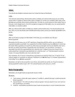 Rebuttal Argument Outline - Breauna Fisher English 1023 Professor ...
