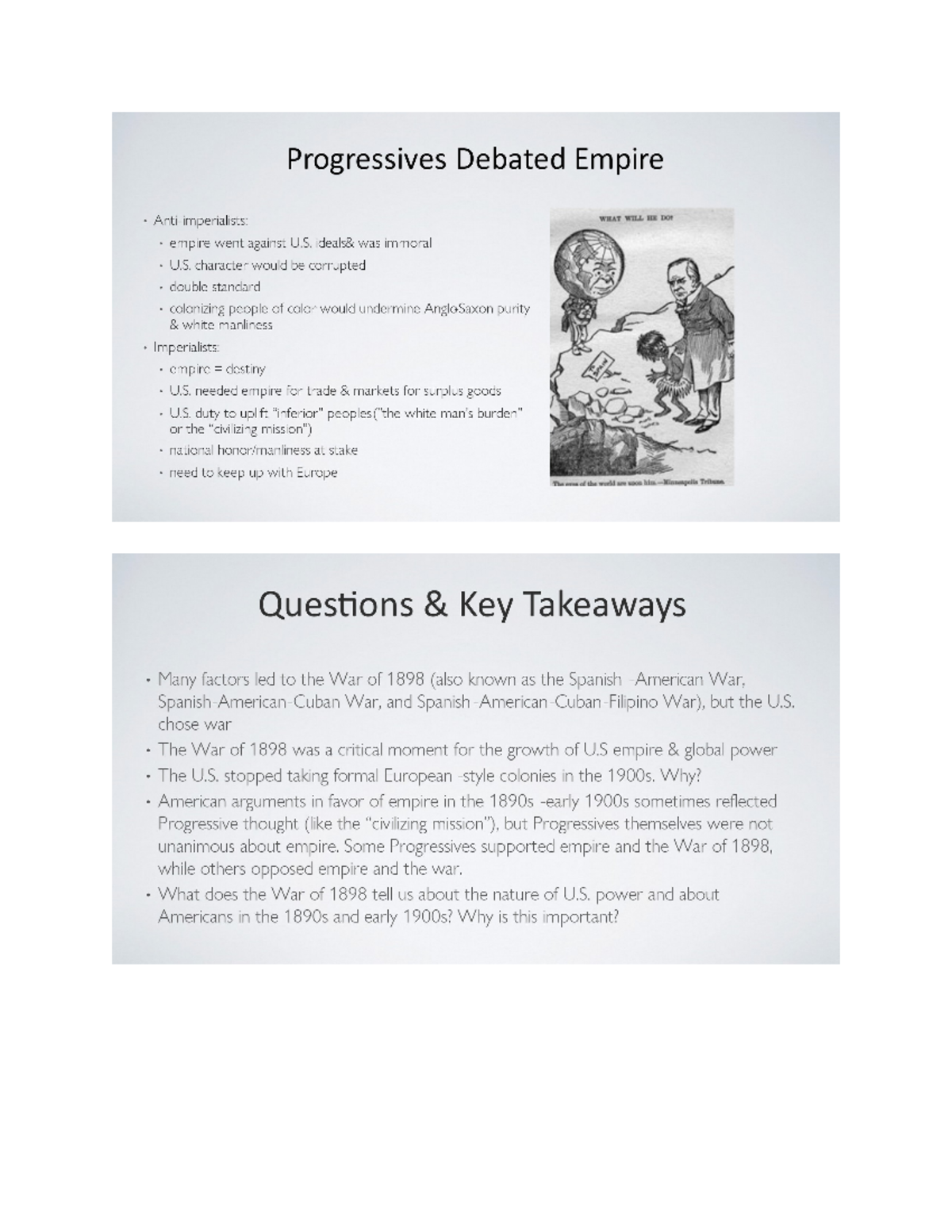 CH.7- Debated Empire - These are visual summaries for the course AMH ...