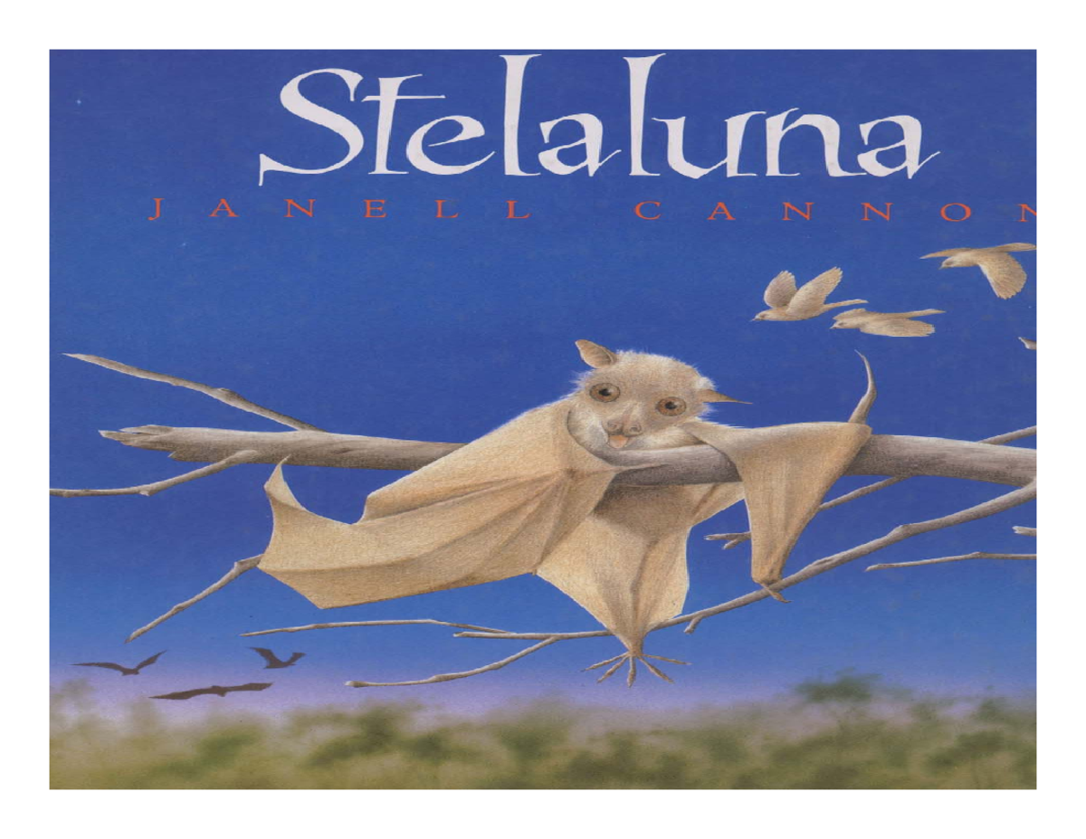 Cuento Stelaluna - En un caluroso bosque muy, muy lejano, vivían, una ...