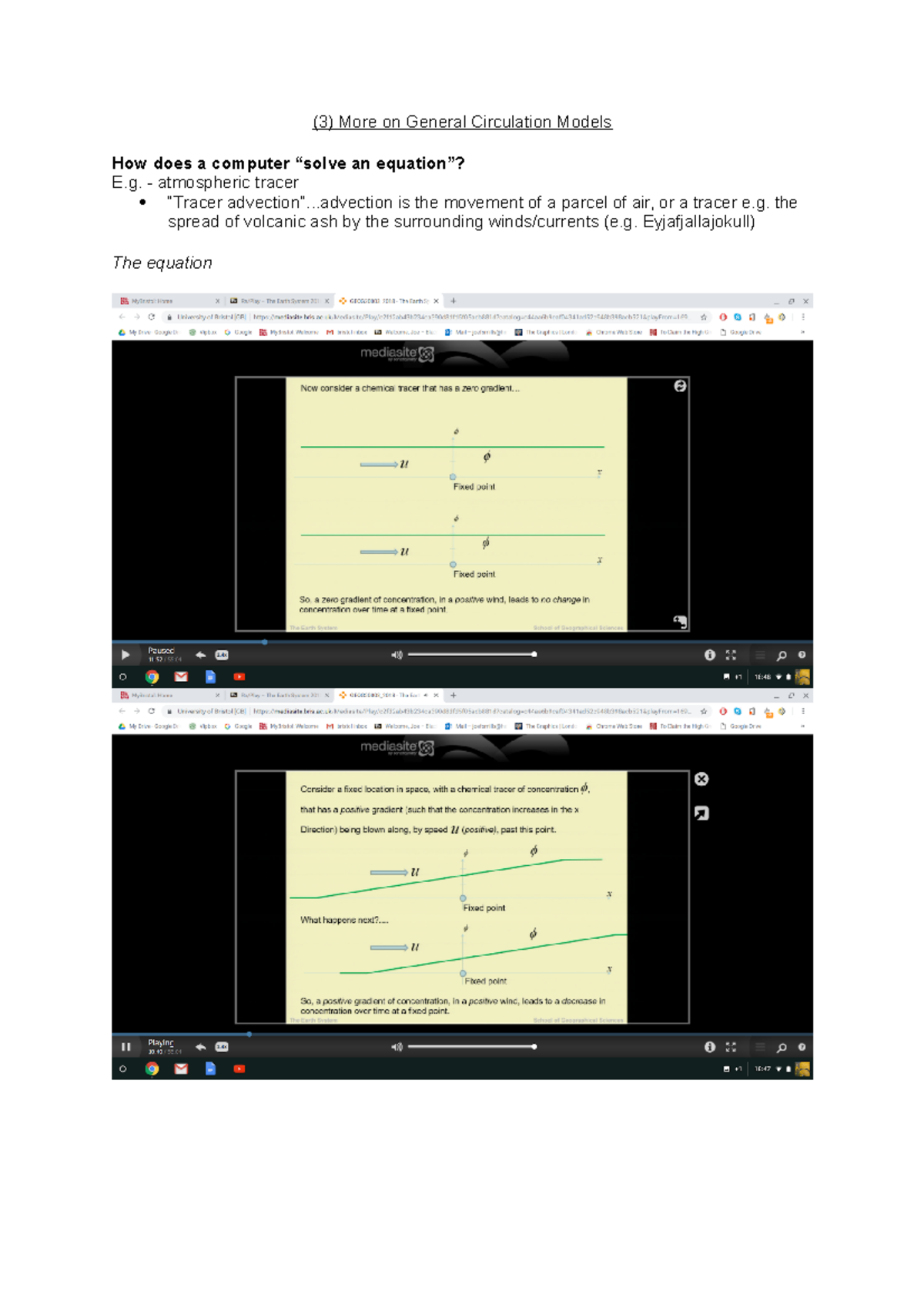 Lecture 3 - more on general circulation models - (3) More on General ...