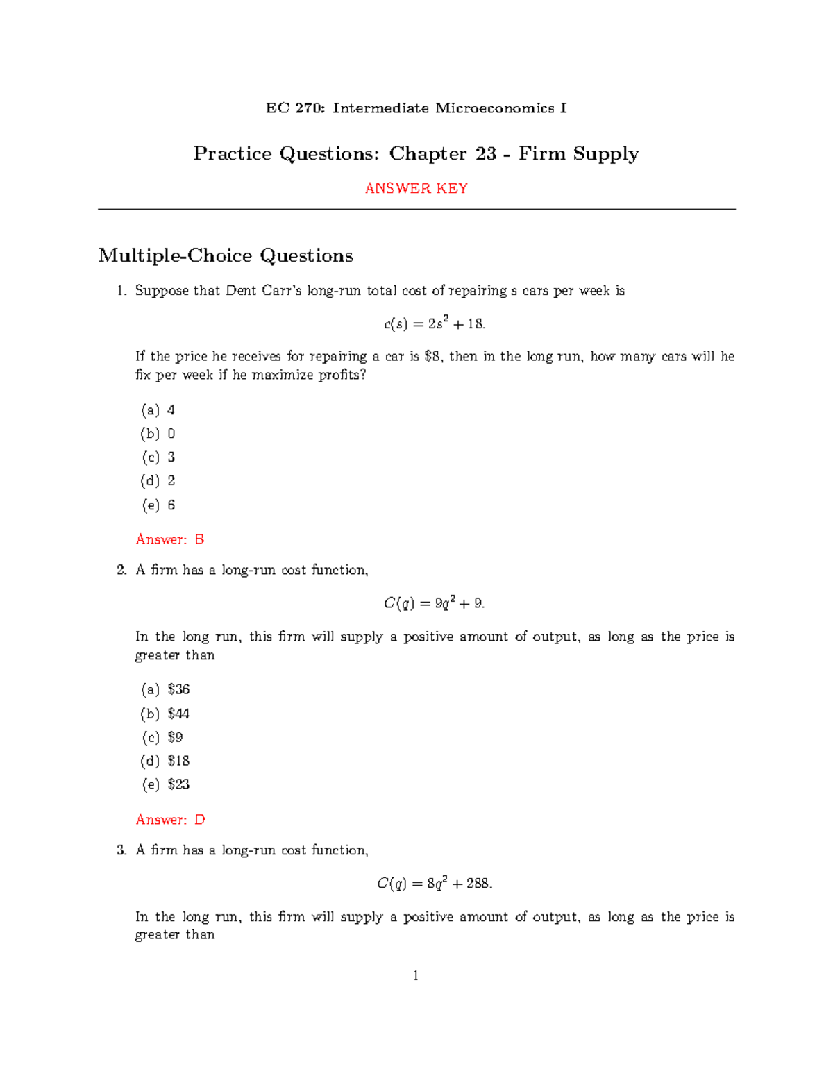 PQ23 Firm Supply answer EC270 PQ23 Firm Supply answer EC270 - EC 270 ...