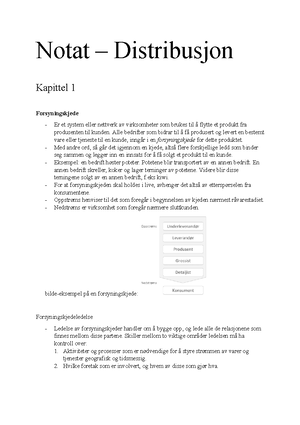 [Solved] Kapittel 4 OrganisasjonsformerLringsmlBred forstelse for ulike - Distribusjon (MRK 3521 ...