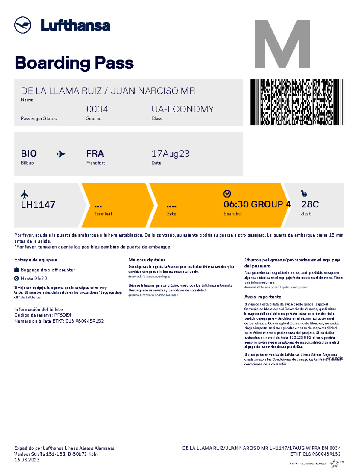 LH Webcki.ES - ffffffffffffffffffff - Boarding Pass Name DE LA LLAMA ...