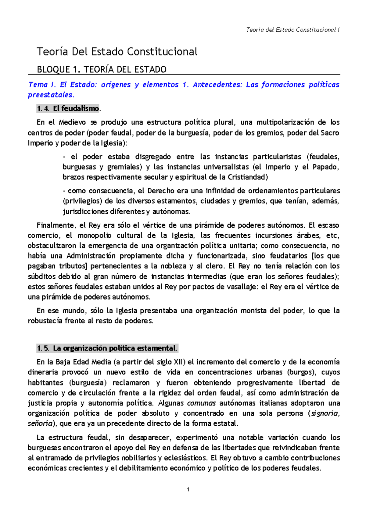 Teoria Estado Constitucional I - Teoría Del Estado Constitucional ...