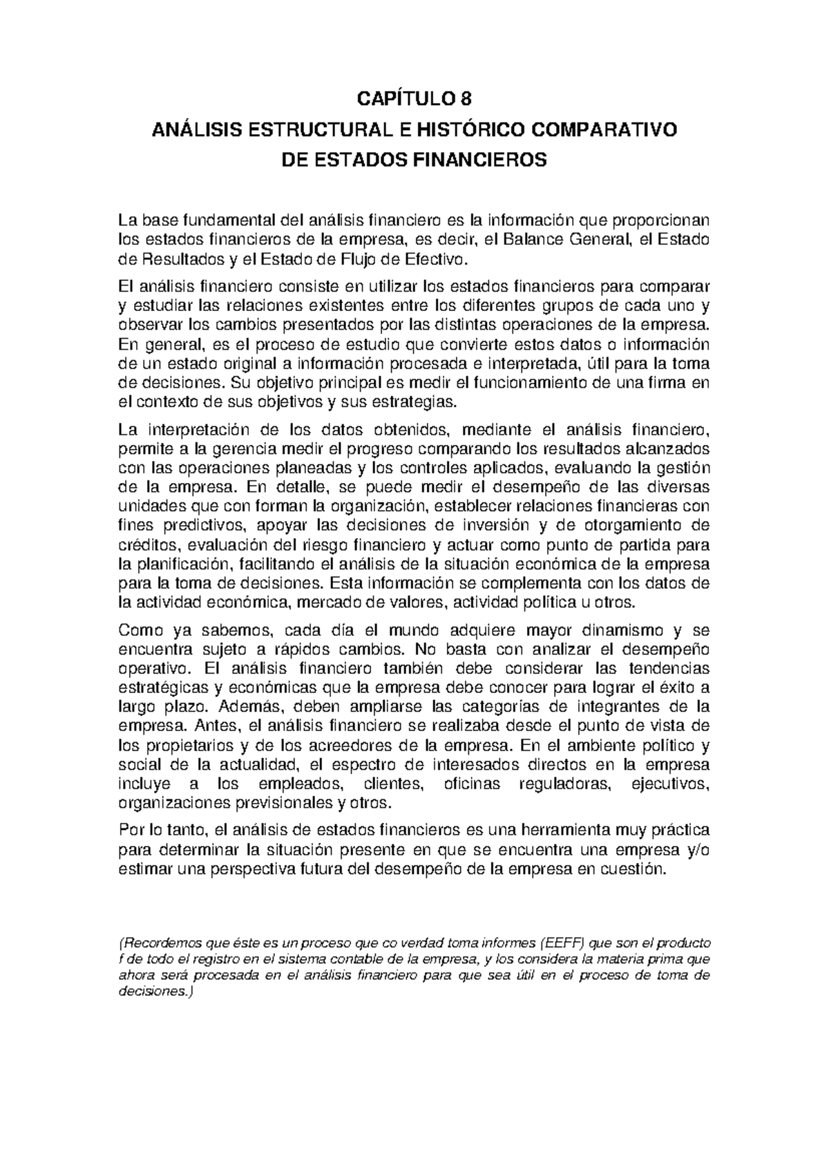 Capt 8 F - Estudiante de ing civil - CAPÍTULO 8 ANÁLISIS ESTRUCTURAL E ...