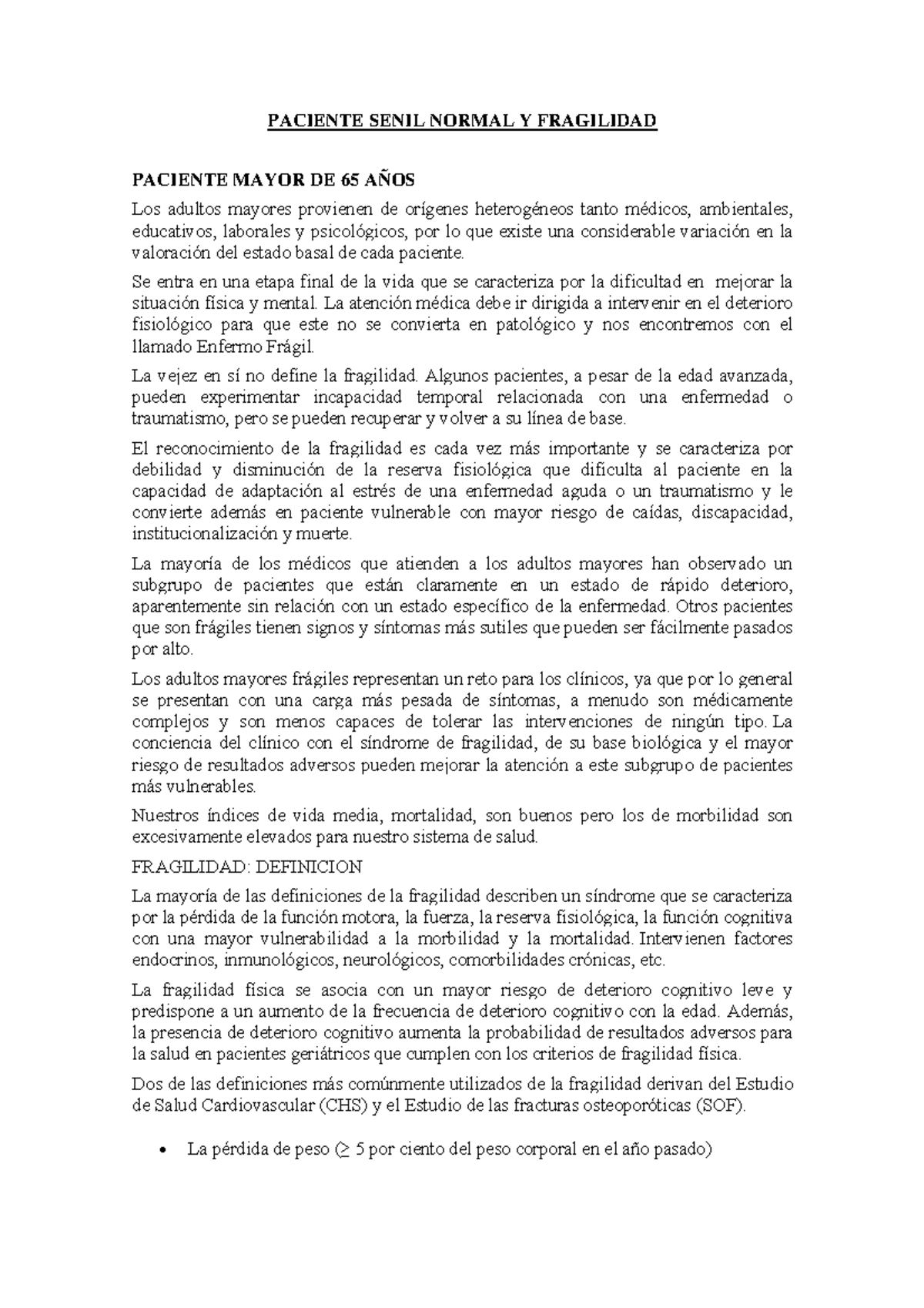 06. Paciente Senil normal y facilidad (Artículo) Autor Sociedad ...