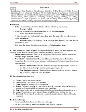ITC Notes full - Information Theory and Coding - Module- Information ...